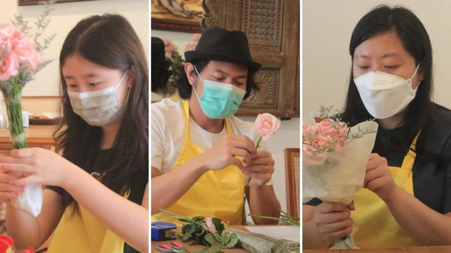 Ketika Rangkaian Bunga Menghasilkan Mawar-mawar Kebaikan - Pita Kuning