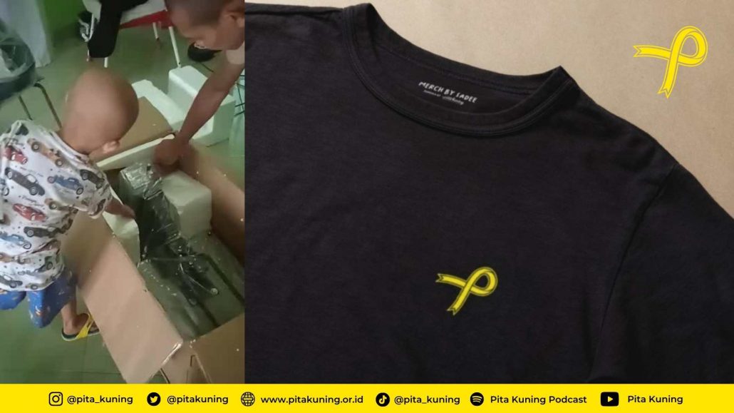 Merch By Sadee, Miliki Merchandise Hasil Karya Orang Tua Anak - Pita Kuning