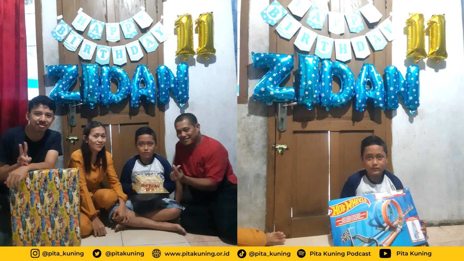 Zidan, Berjuang Pulih Di Hari Ulang Tahun - Pita Kuning